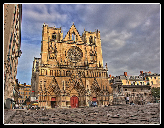 Photo de la cathédrale St Jean, Lyon | Redécouvrir Lyon en photo