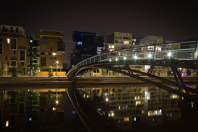 Photo Lyon Confluence de nuit | Redécouvrir Lyon en photo